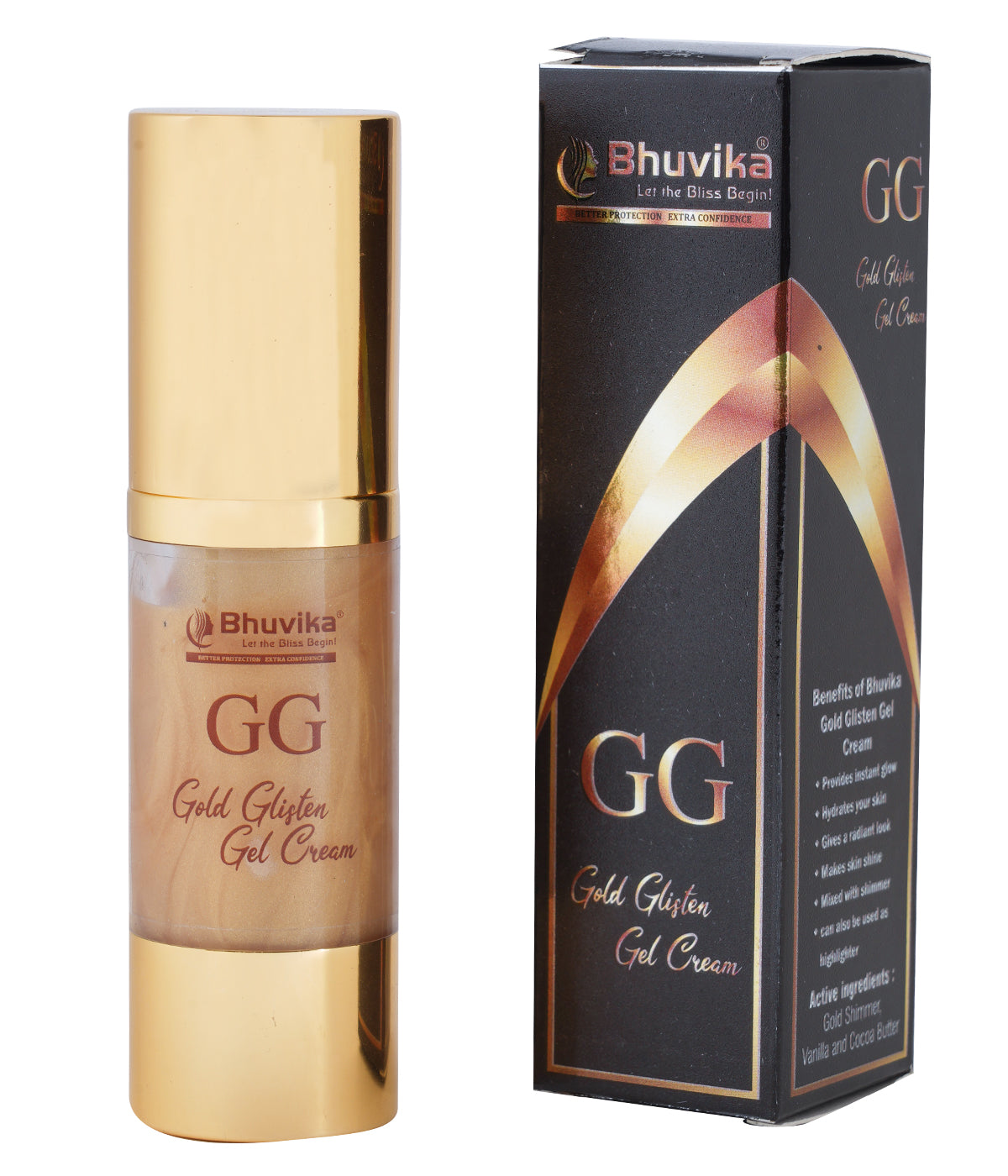 Bhuvika Gold Glisten Gel Cream